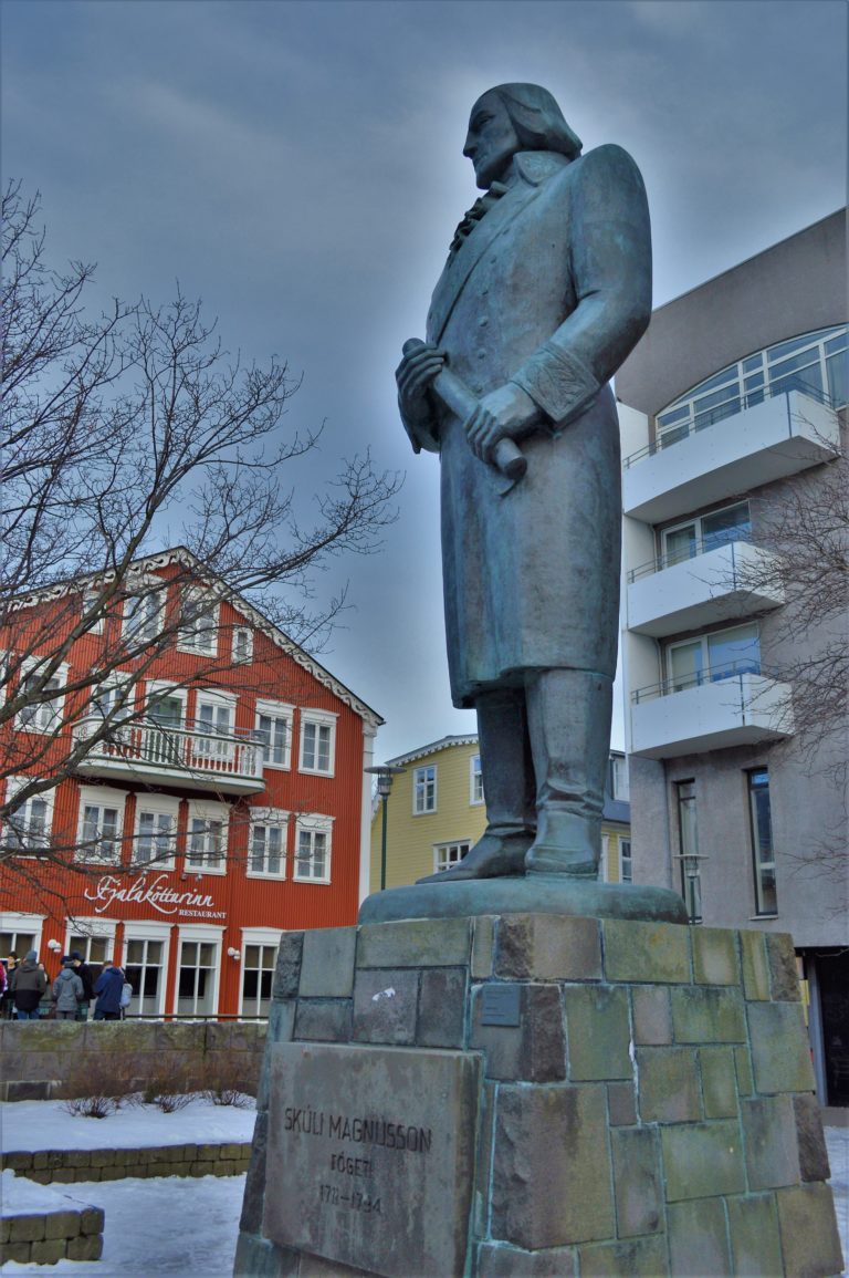Skuli Magnusson statue Reykjavik, Iceland – Round the World Magazine