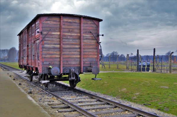 Train carriages, Holocaust train, Auchwitz and Birkenau, Poland, Europe ...