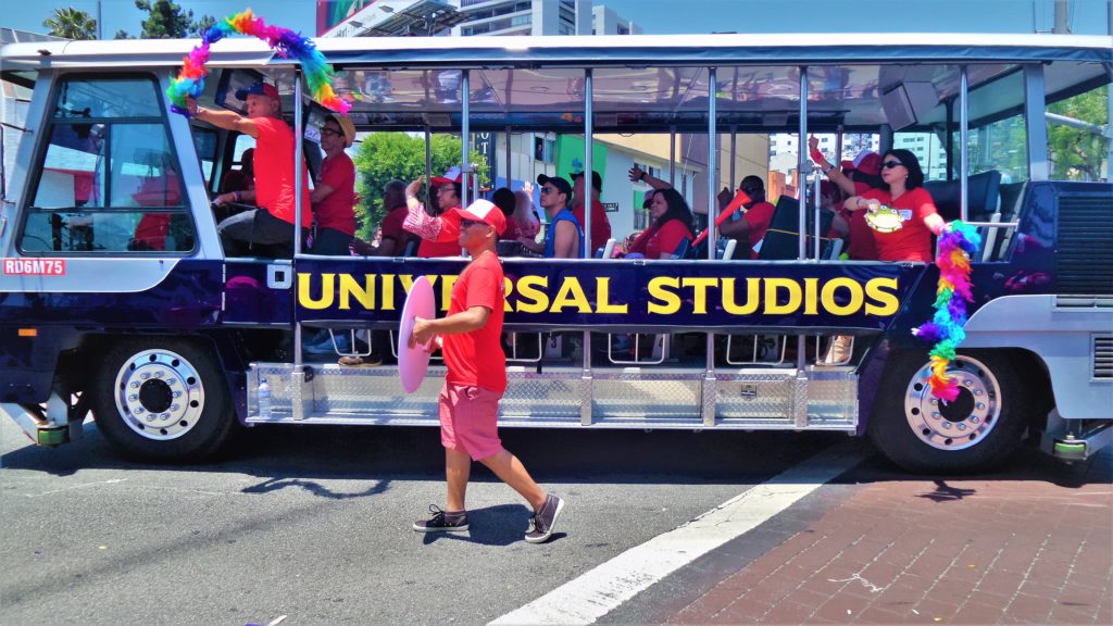 Universal Studios float, LA Pride Parade, Los angeles, California ...