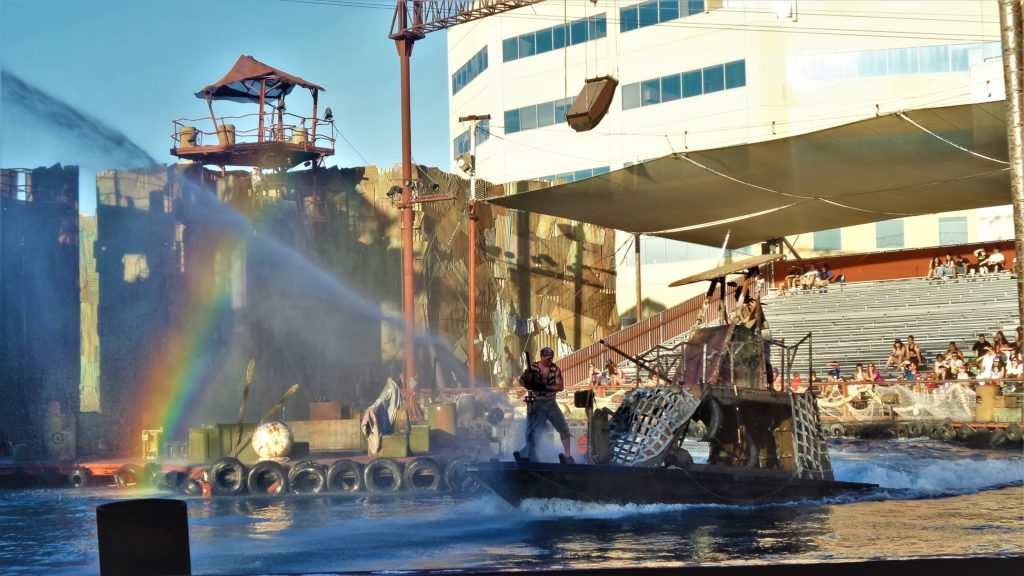 Waterworld show, Universal Studios Hollywood – Round the World Magazine